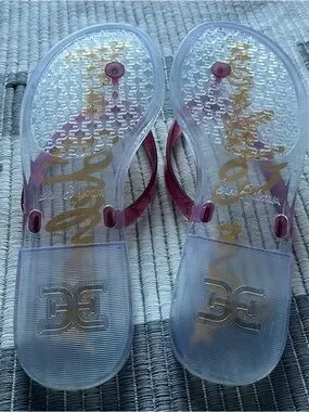 Sam Edelman | Shoes | Sam Edelman Pink Jelly Flip Flop | Poshmark